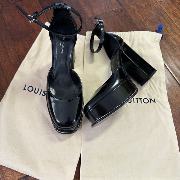 Louis Vuitton | Shoes | Louis Vuitton Platform Heels | Poshmark